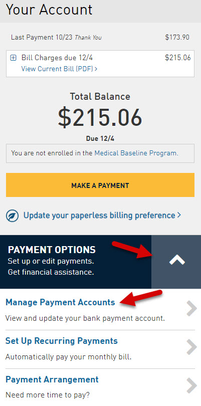 Can I add more than one credit, debit or bank account to my online account?