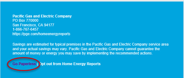 How can I opt-out of paper Home Energy Reports and get them sent by e ...
