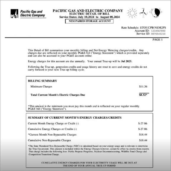 How do I download copies of my solar bill?